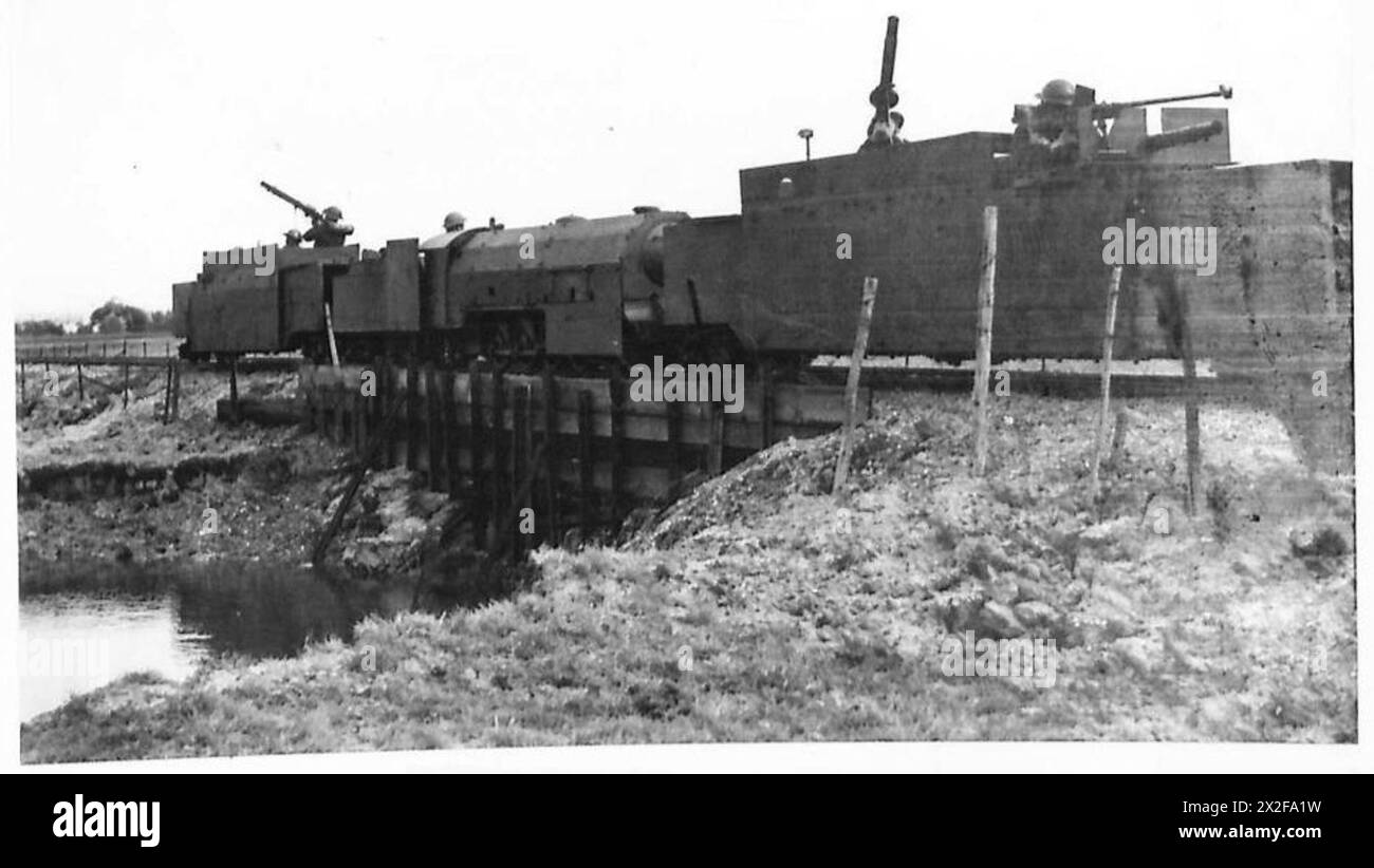 Light Railway Armoured Train Anti Invasion Precaution Photographs Showing One Of The