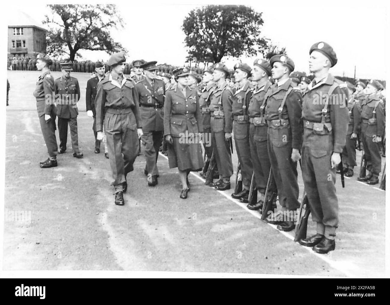 H.R.H. the Princess Royal presents a replica of the Mercury emblem of ...