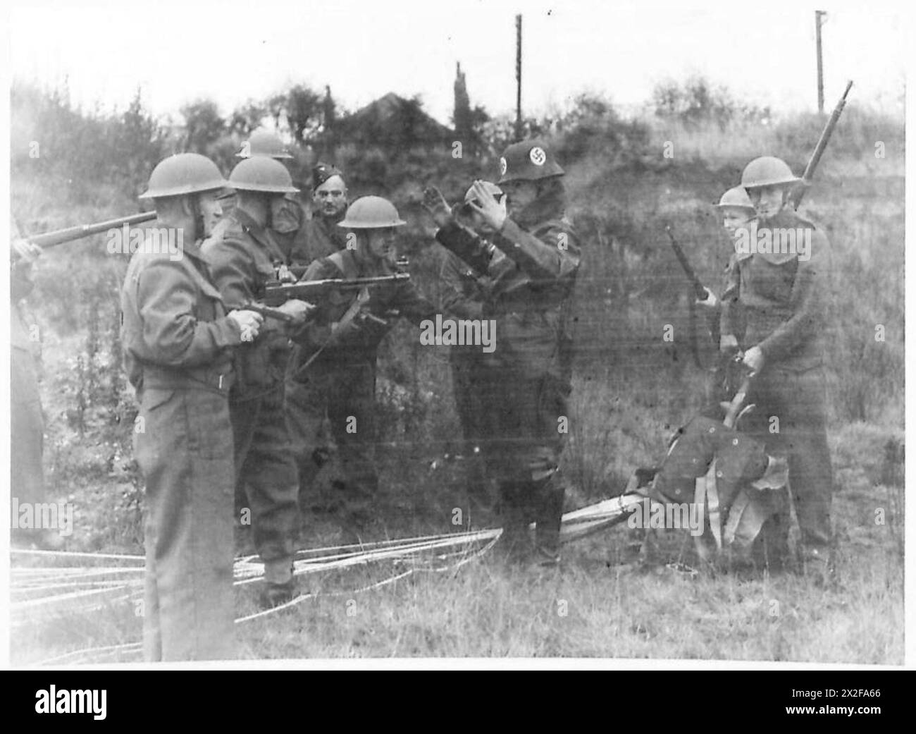 Captured enemy arms Cut Out Stock Images & Pictures - Alamy