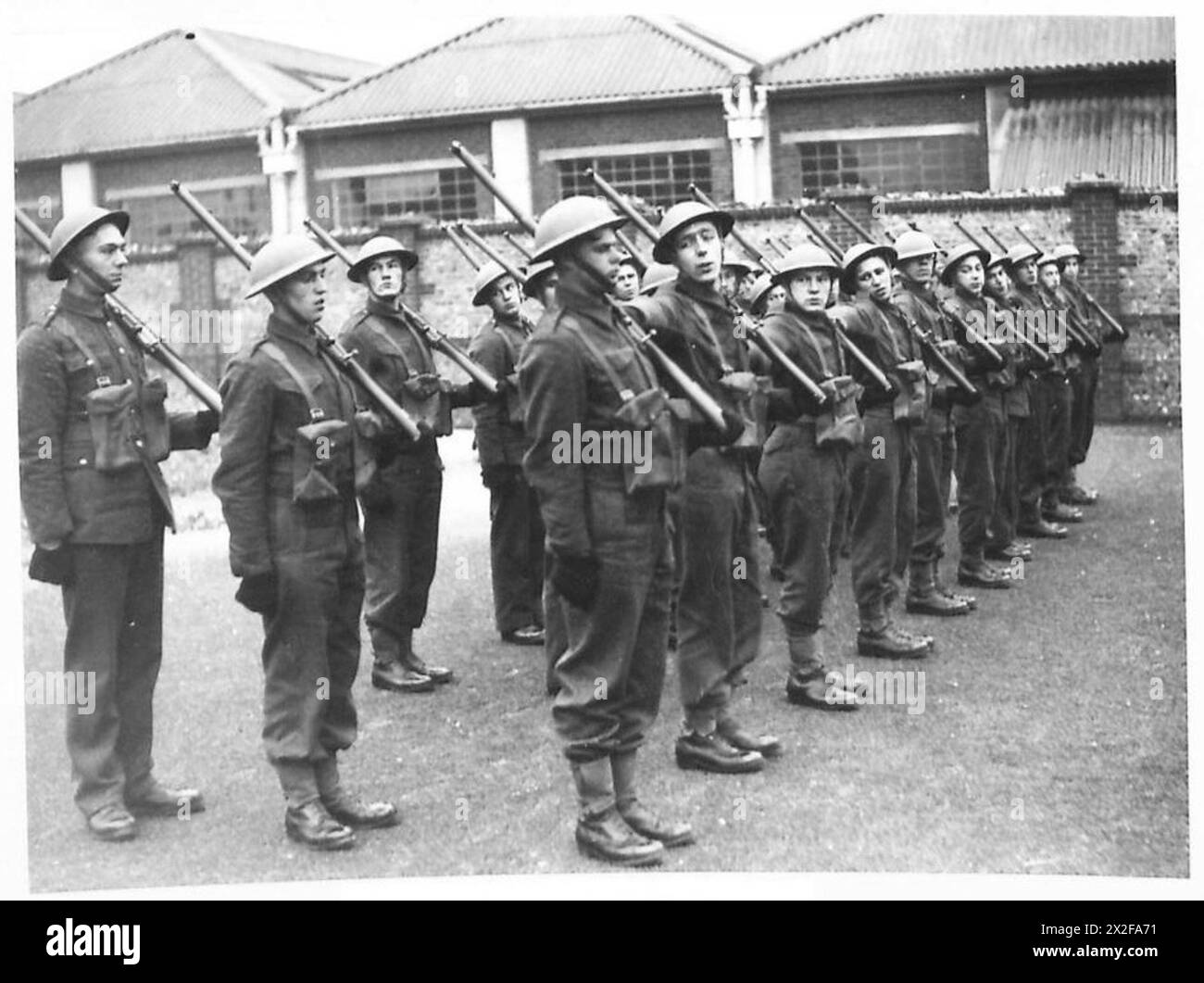 Infantry rifle drill Black and White Stock Photos & Images - Alamy