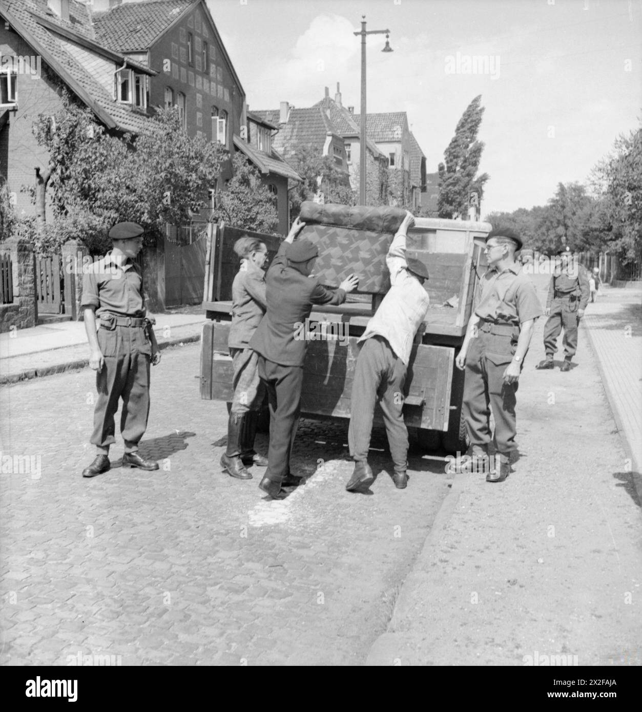 German civilians working allied hi-res stock photography and images - Alamy