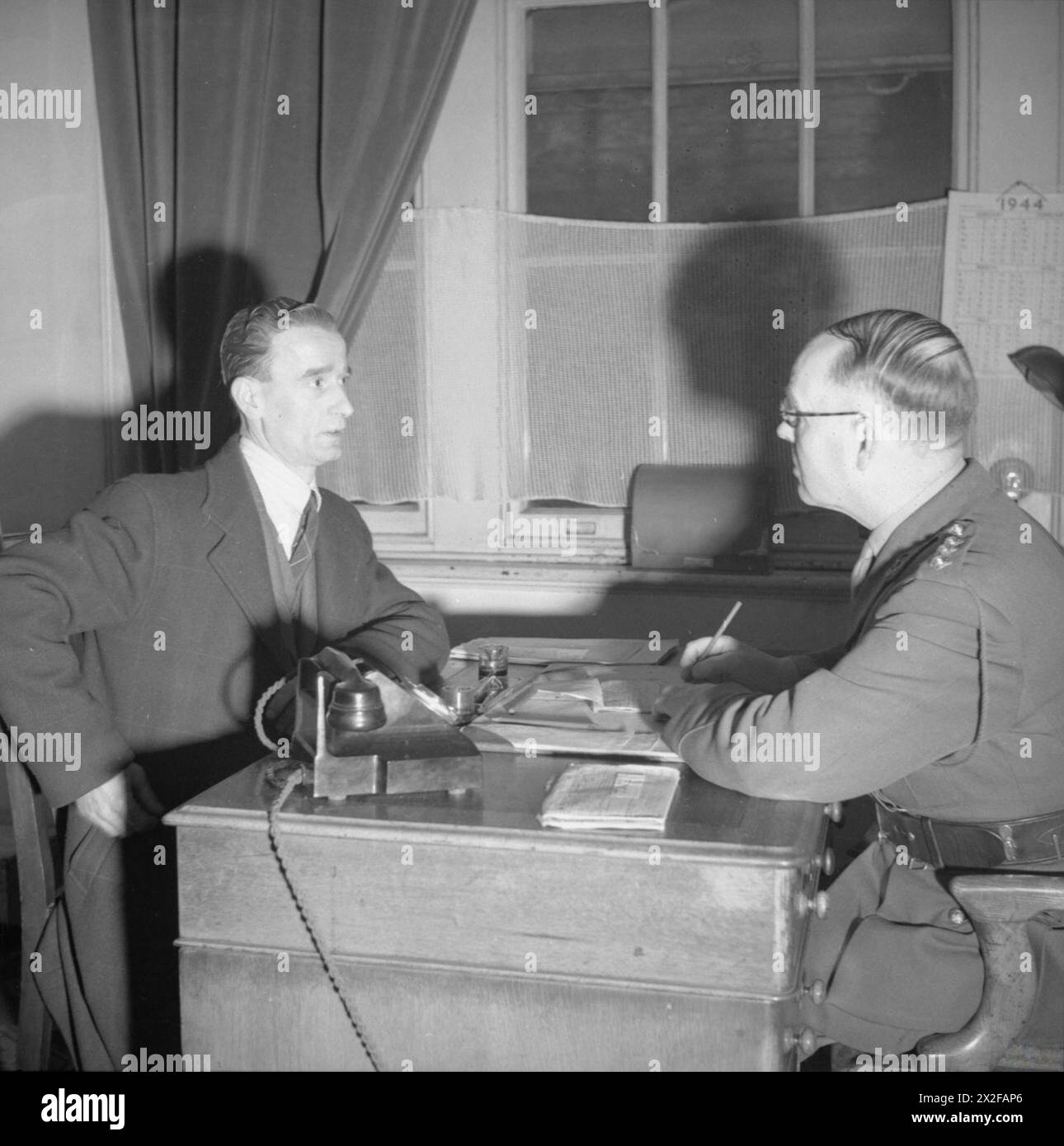 A RECRUIT JOINS THE BRITISH ARMY - At the drill hall in Duke's Road ...
