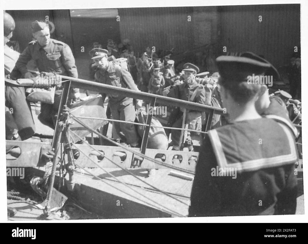 Shipboard operation Cut Out Stock Images & Pictures - Alamy