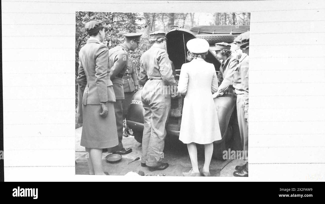 PRINCESS ELIZABETH TRAINS AS A.T.S. OFFICER - Princess Elizabeth tells ...