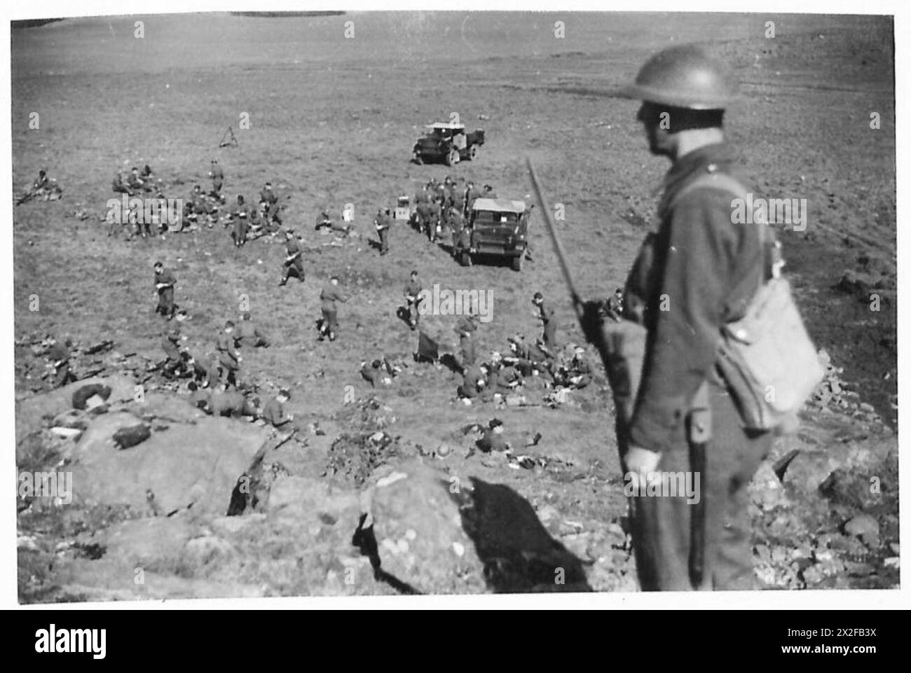 Canadian troops training Black and White Stock Photos & Images - Alamy