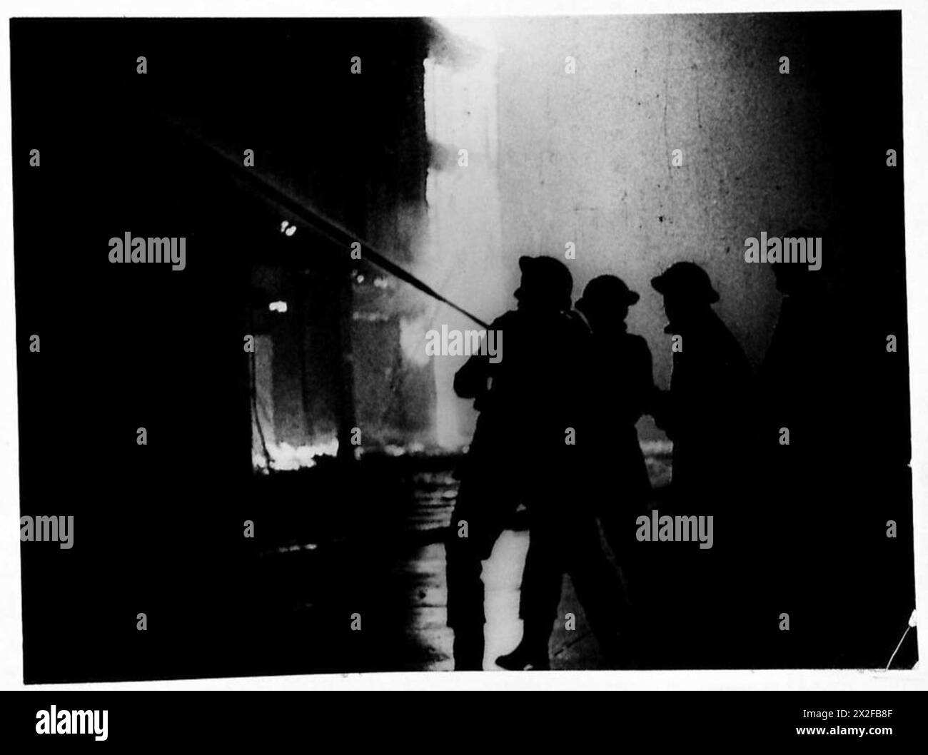 Photographs from the London Blitz showing damage to buildings ...