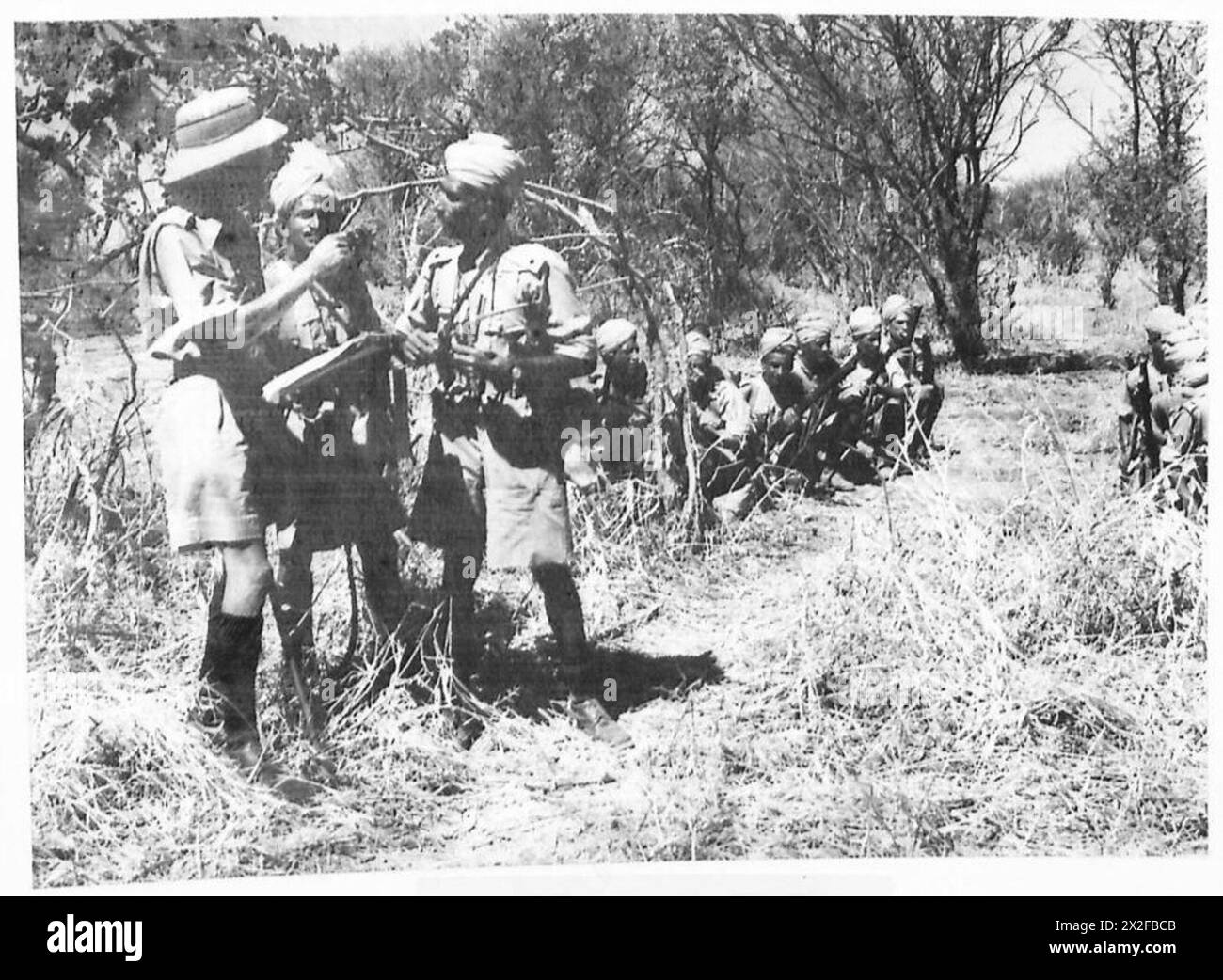AN ADVANCED POST HELD BY AN INDIAN INFANTRY BRIGADE ON THE ERITRAEAN ...