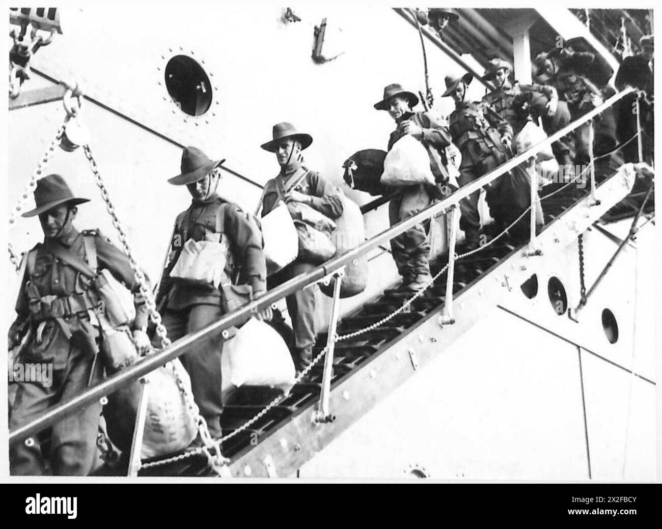 The second contingent of the Second Australian Imperial Force ...