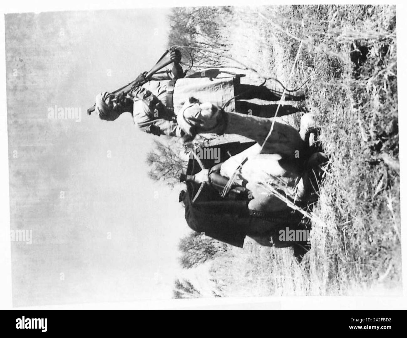 AN ADVANCED POST HELD BY AN INDIAN INFANTRY BRIGADE ON THE ERITRAEAN ...