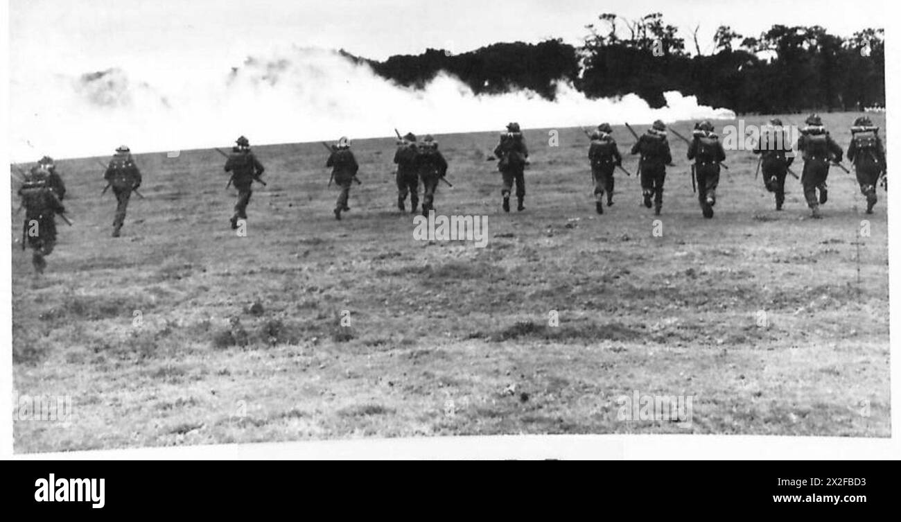 SORTIE "Y" - Infantry advancing through smoke laid by a 2" mortar ...