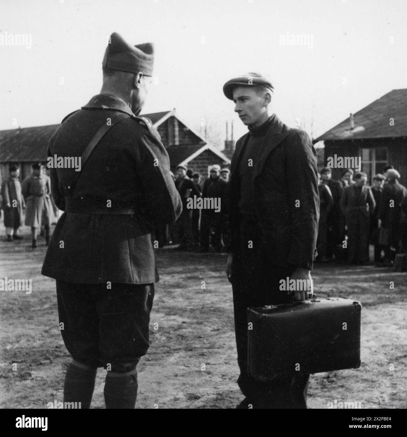 THE POLISH ARMY IN FRANCE, 1939-1940 - Young man, possibly a refugee ...