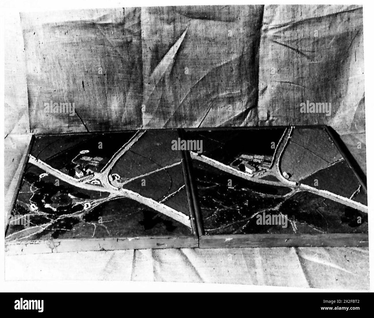 CAMOUFLAGE - Models in relief showing the right and wrong methods of ...