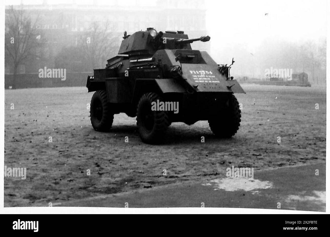 HUMBER ARMOURED CAR - A Humber armoured car Mk. IV photographed on ...