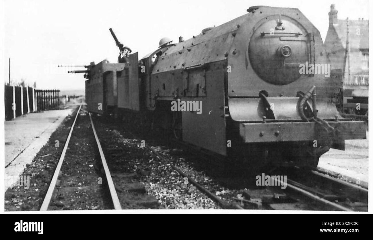 Light Railway Armoured Train Anti Invasion Precaution Photographs Showing One Of The