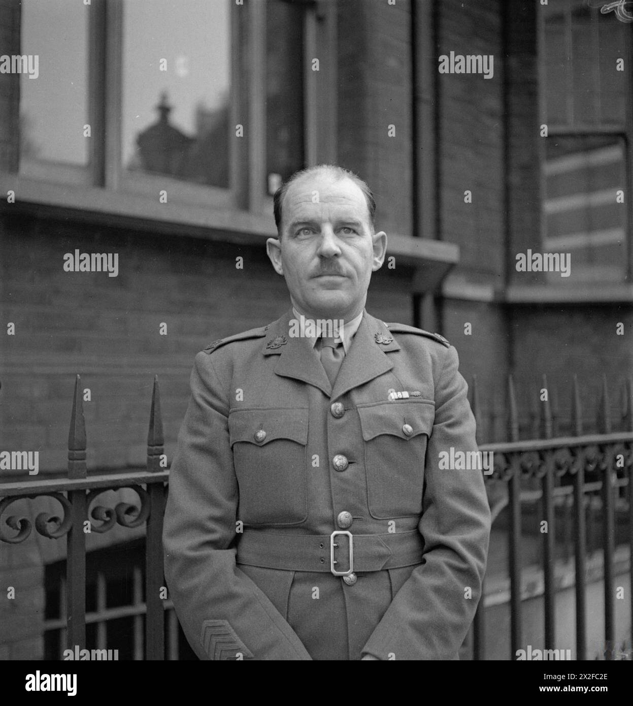Portraits of war correspondents, including R. Monson of the Australian ...