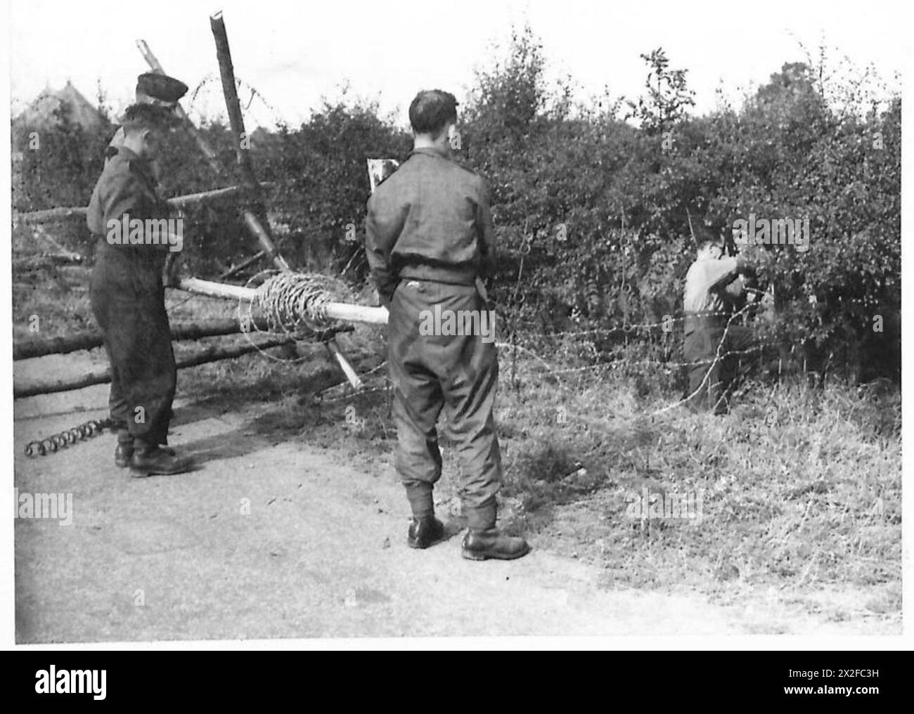 Roadblocks Black and White Stock Photos & Images - Alamy