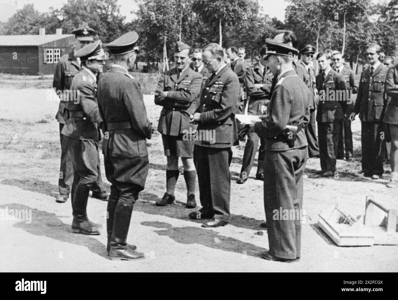 Group Captain Herbert Massey, senior British officer at Stalag Luft III ...