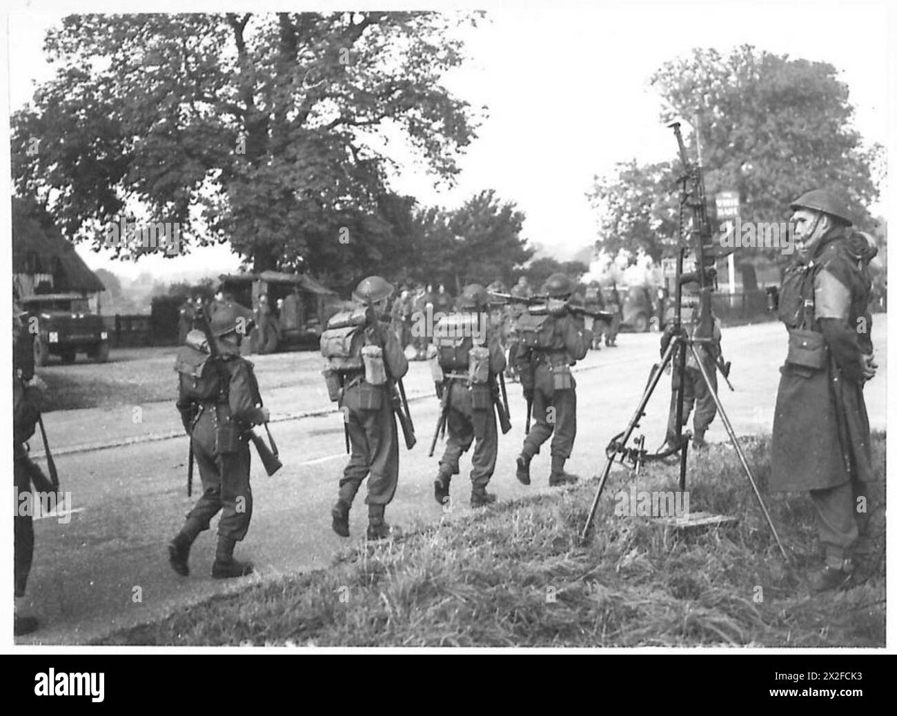 Infantry in battle Black and White Stock Photos & Images - Alamy