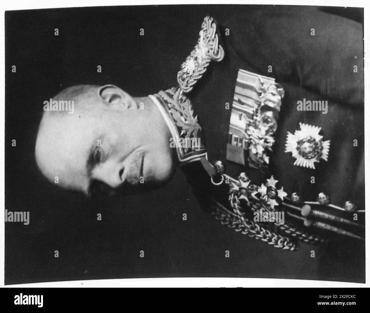 Lord Gort is depicted in full dress uniform as part of his official ...