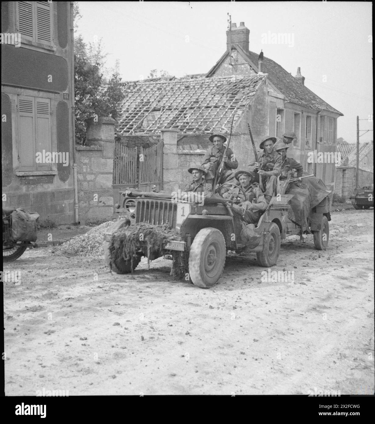 THE BRITISH ARMY IN NORTH-WEST EUROPE 1944-45 - Jeep-mounted infantry ...