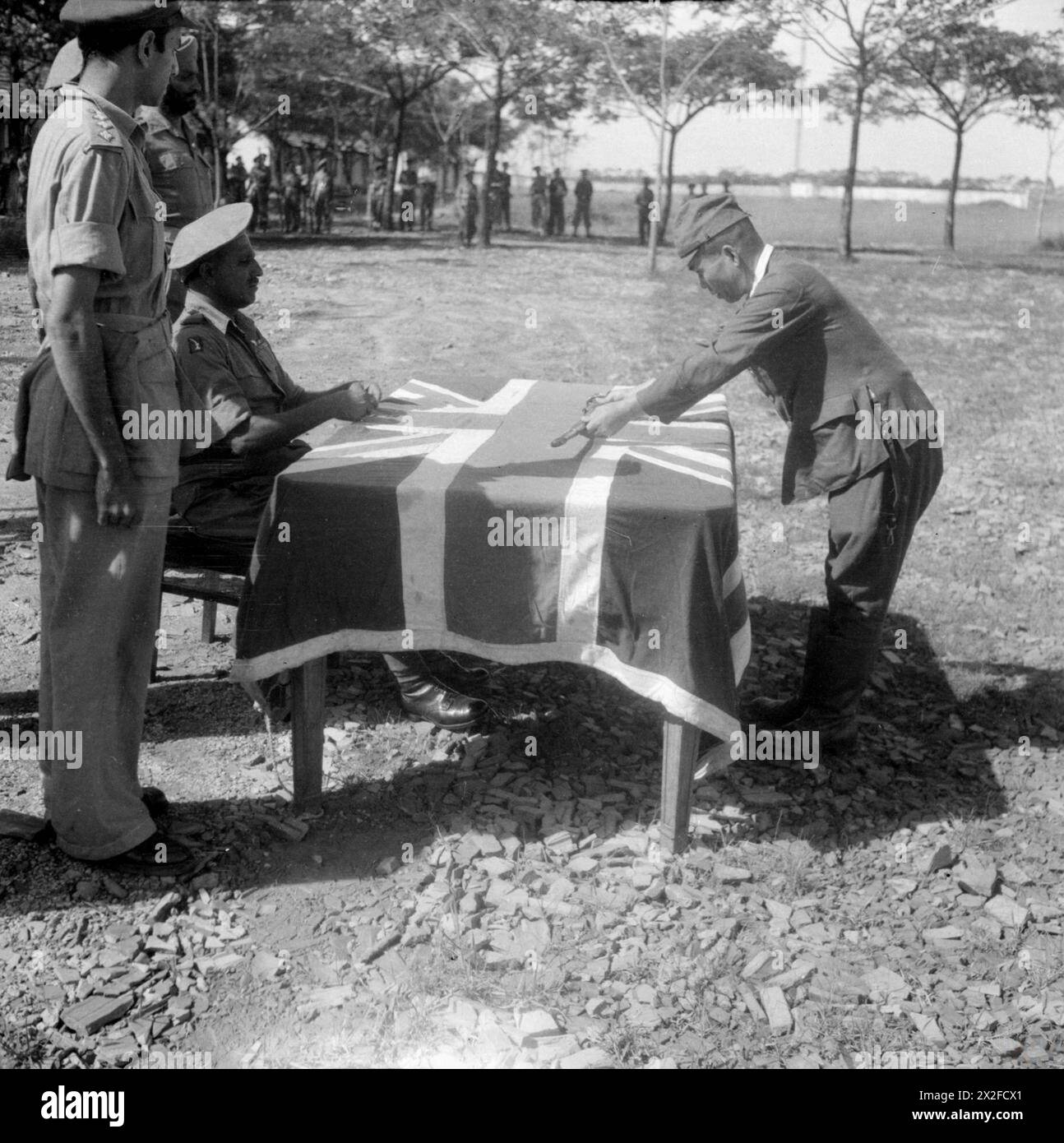 During the Kempei Tai surrender at Saigon, a Japanese commander ...