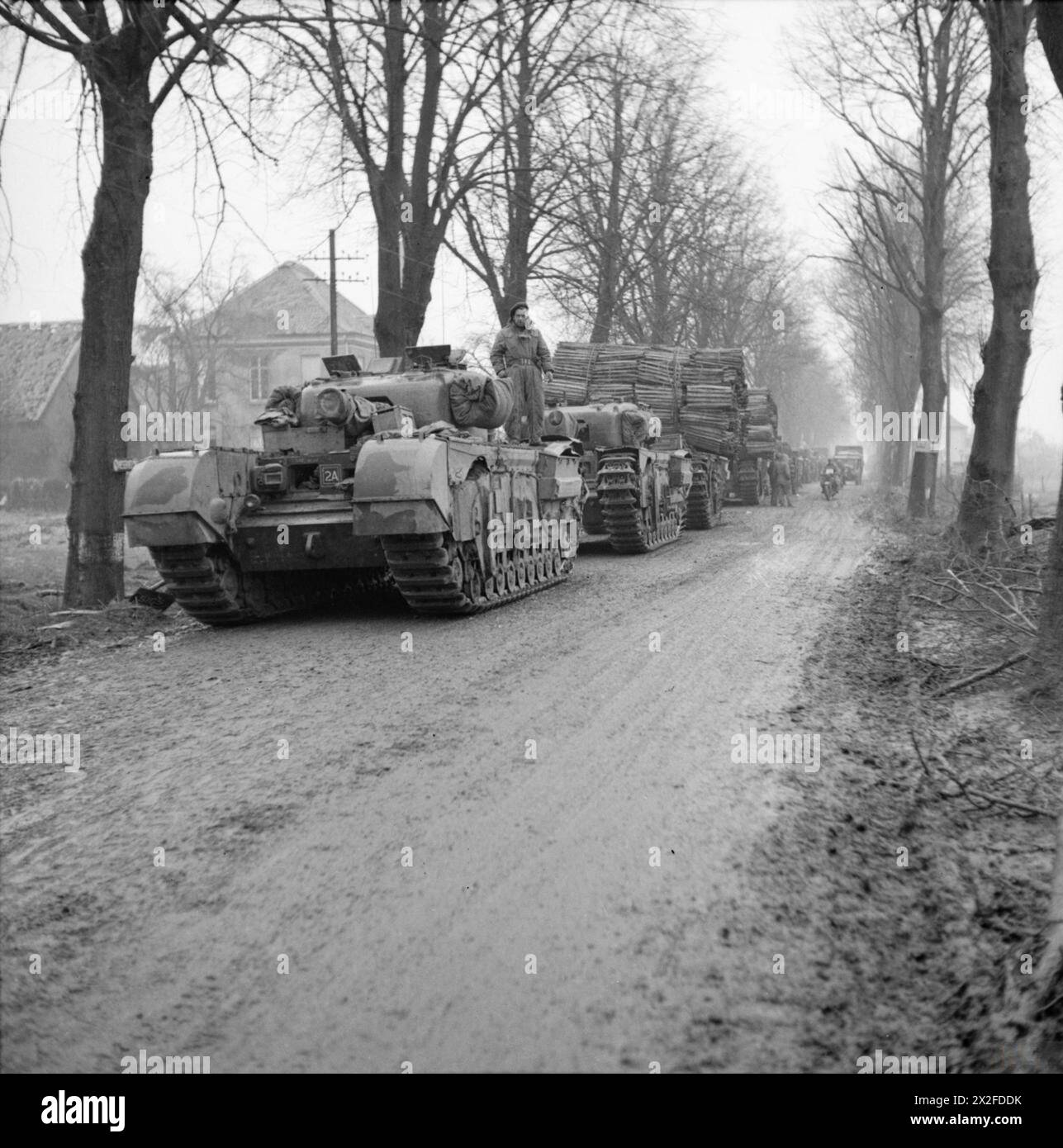 THE BRITISH ARMY IN NORTH-WEST EUROPE 1944-1945 - Churchill AVREs, some ...