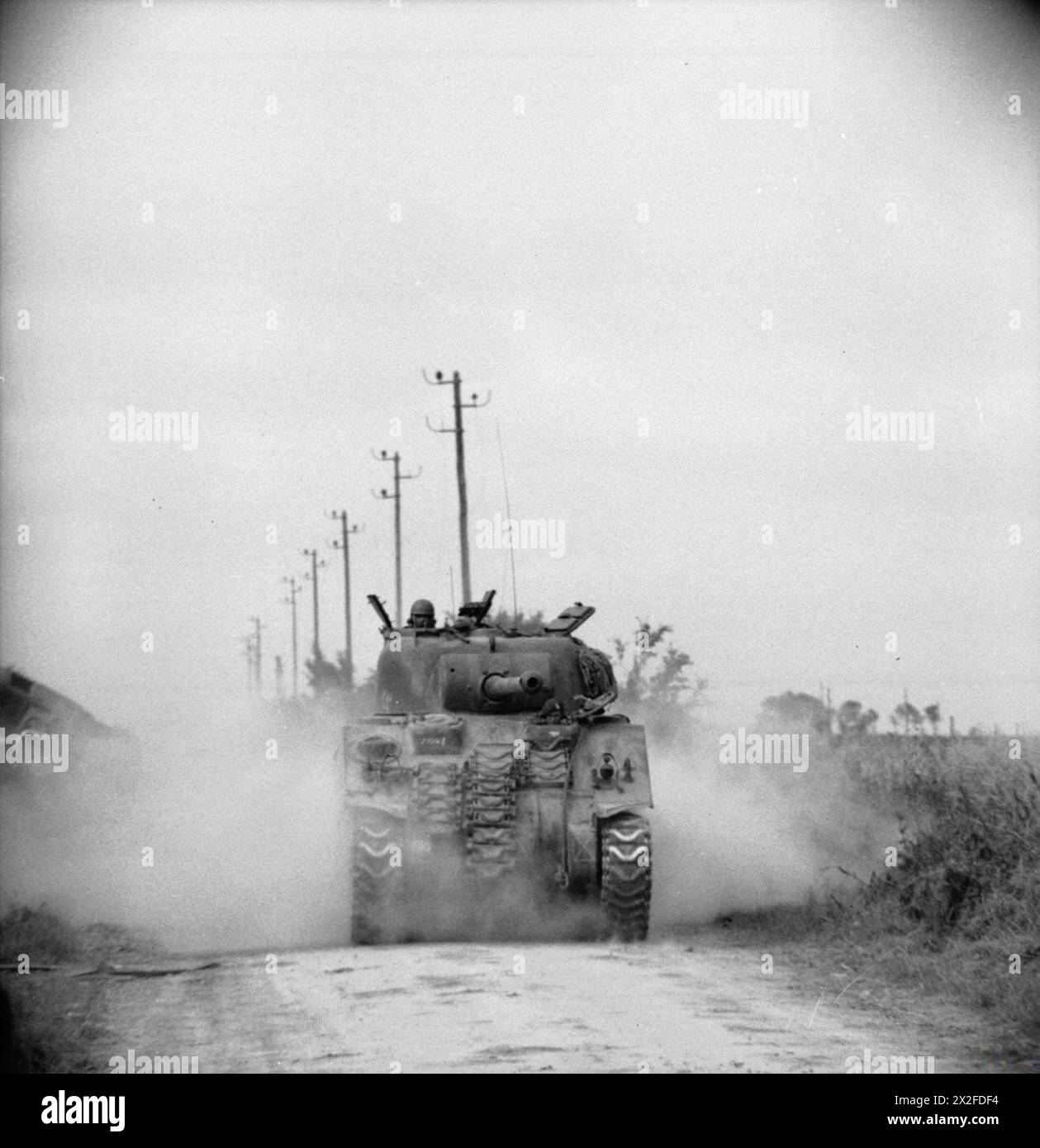 THE BRITISH ARMY IN NORMANDY 1944 - A Sherman Firefly of 27th Armoured ...