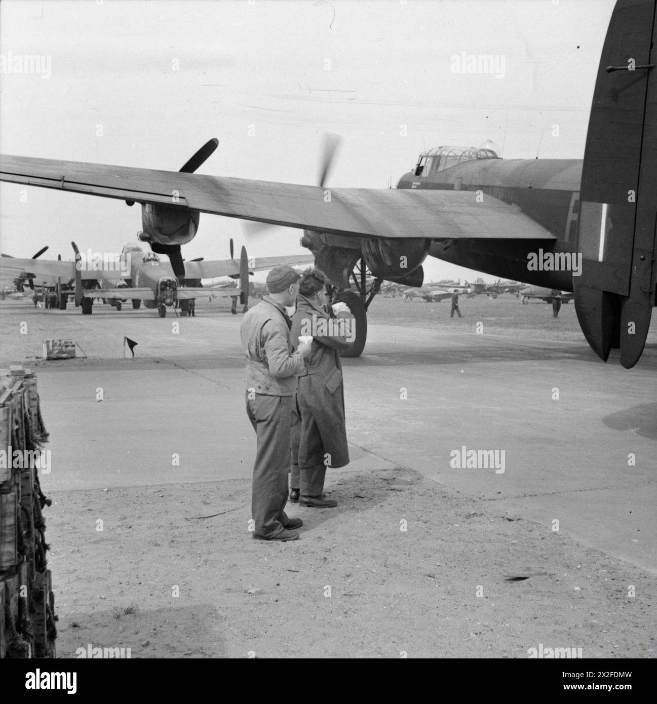 THE BRITISH ARMY IN NORTH-WEST EUROPE 1944-45 - Lancaster bombers ...