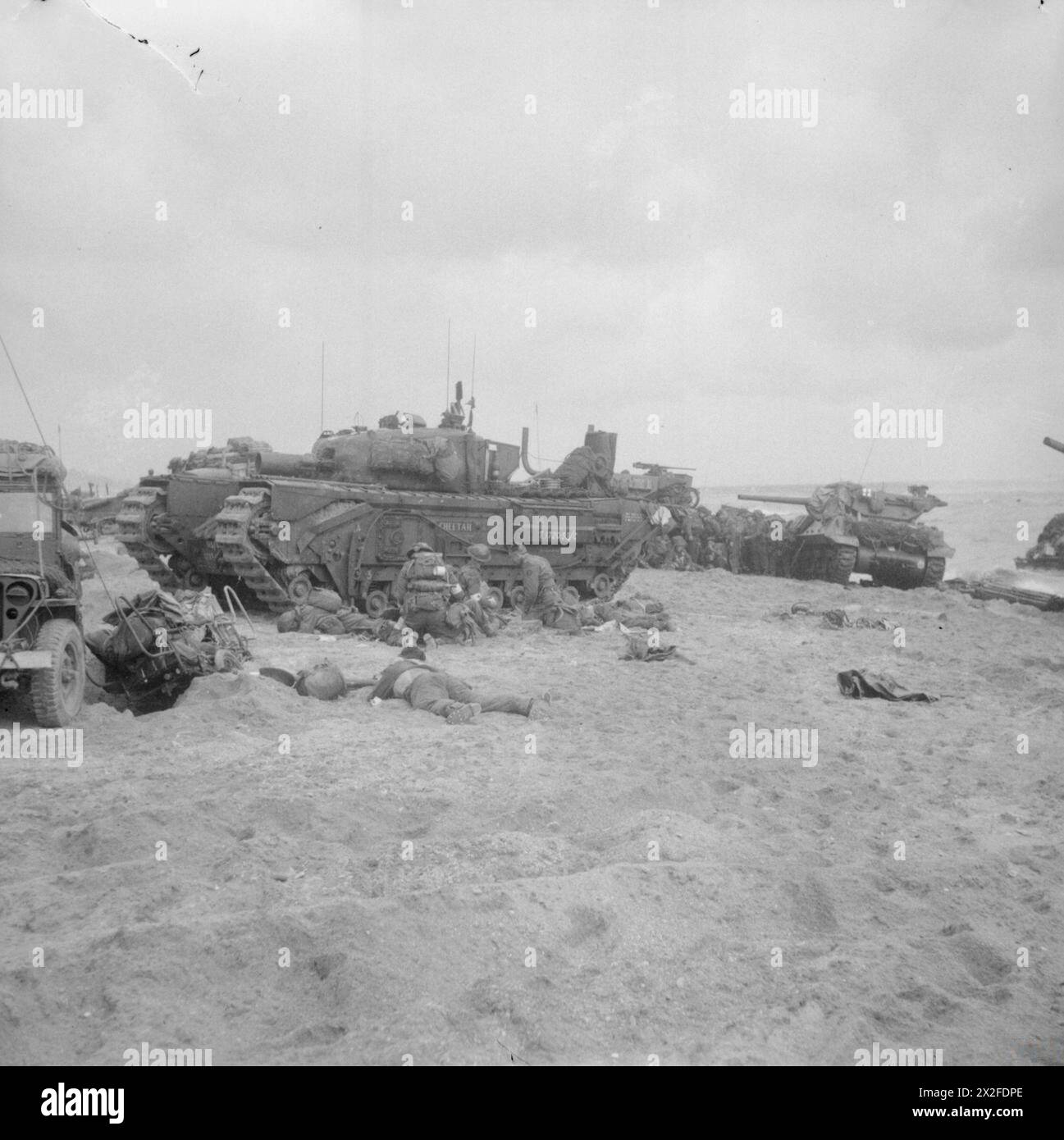 D-DAY - BRITISH FORCES DURING THE INVASION OF NORMANDY 6 JUNE 1944 ...