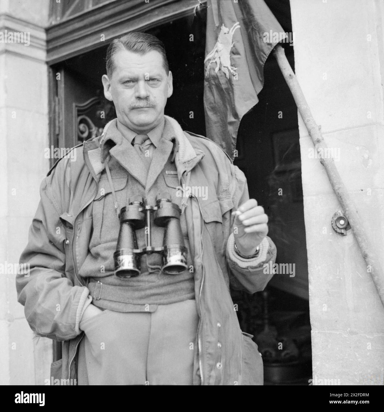 Major-General R N Gale, GOC of the 6th Airborne Division, is at his ...