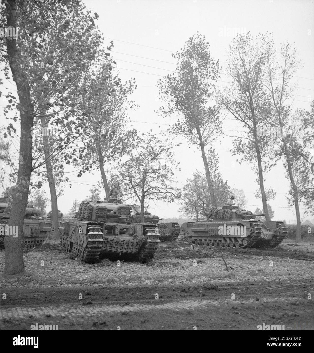 THE BRITISH ARMY IN NORTH-WEST EUROPE 1944-1945 - Churchill tanks of ...