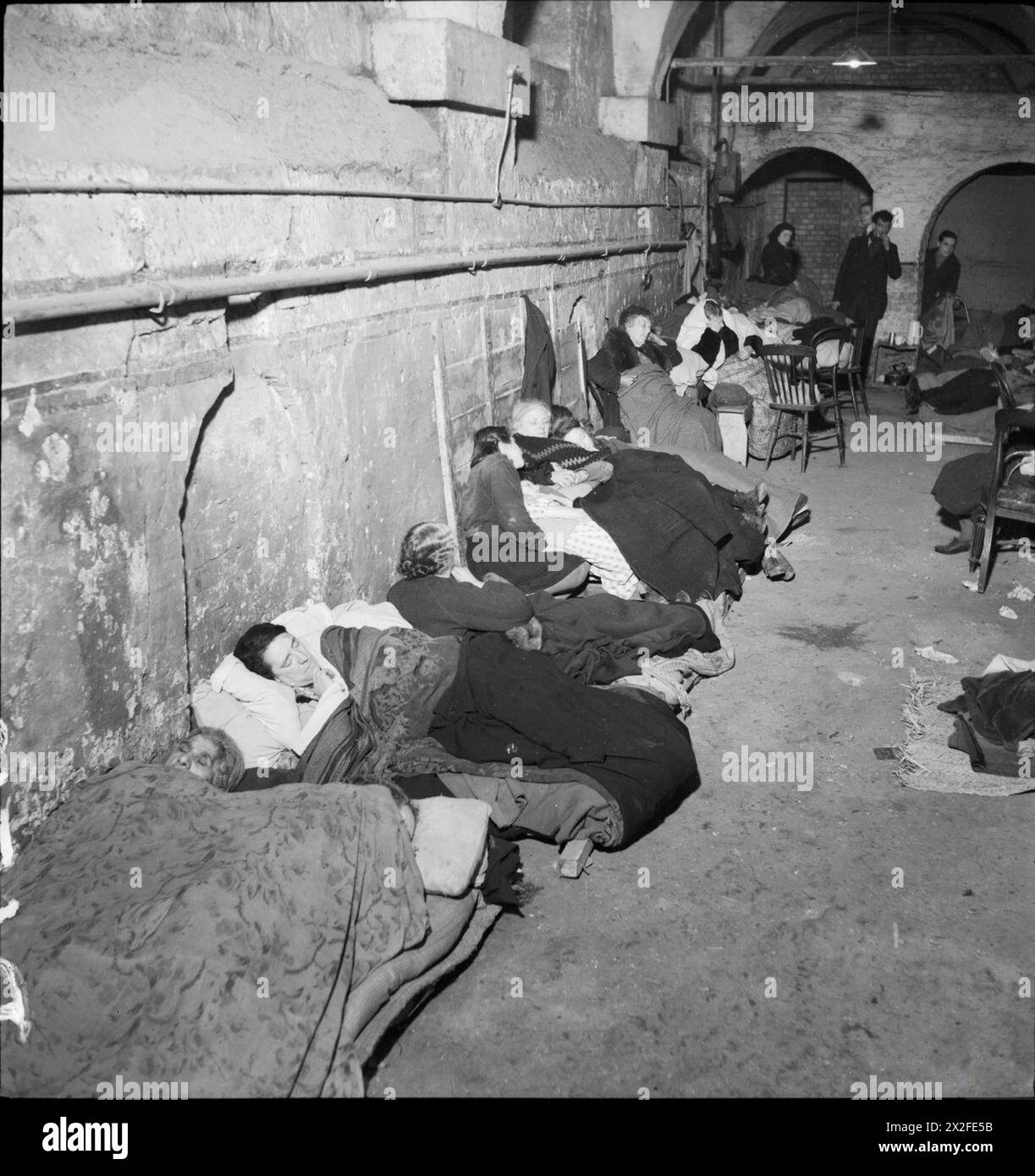 The crypt of Christ Church, Spitalfields, London, is used as an air ...