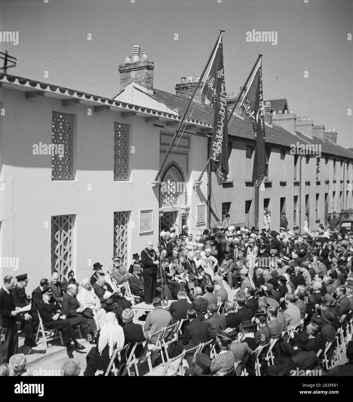 The Lord Mayor of Cardiff, Councillor James Griffiths, addresses the ...