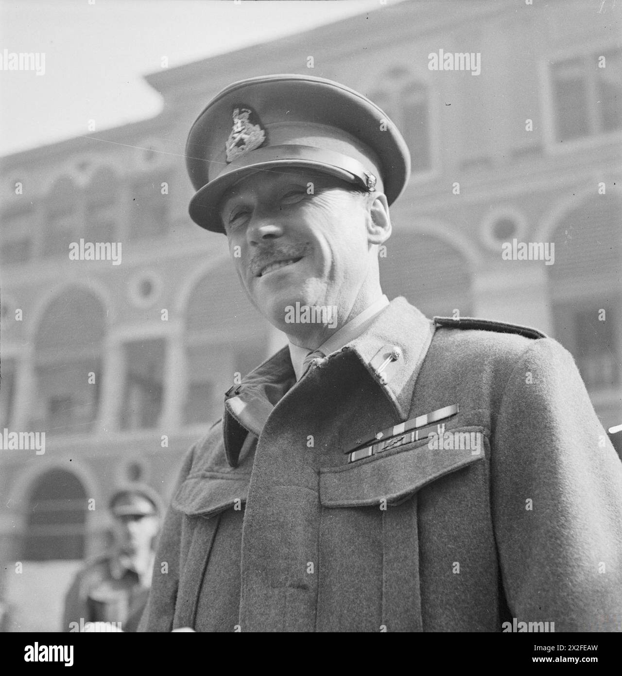 John 'Jock' Charles Campbell is photographed after receiving the ...