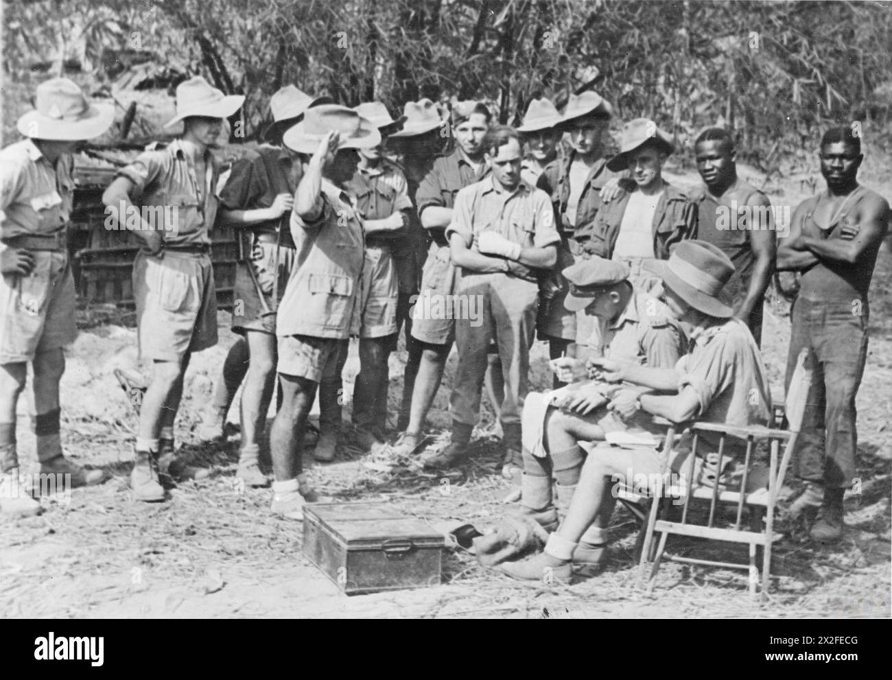 WEST AFRICANS ON THE BURMA FRONT - West african N.C.O.'s who lead daily ...