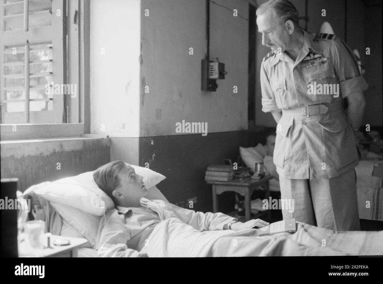 Air Marshal W.A. Coryton, commanding RAF in Bengal and Burma, speaks ...