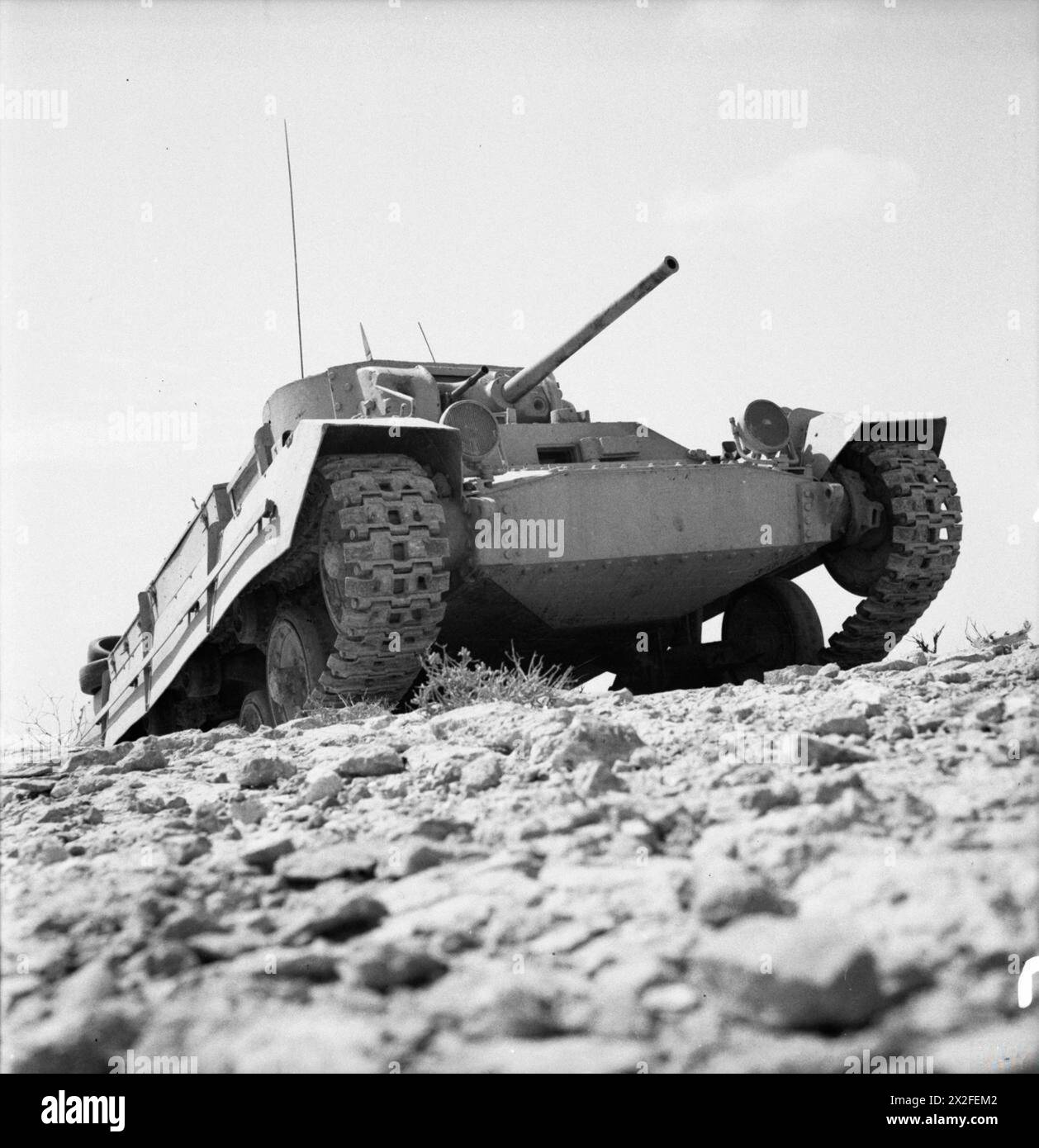 British tank in western desert hi-res stock photography and images - Alamy