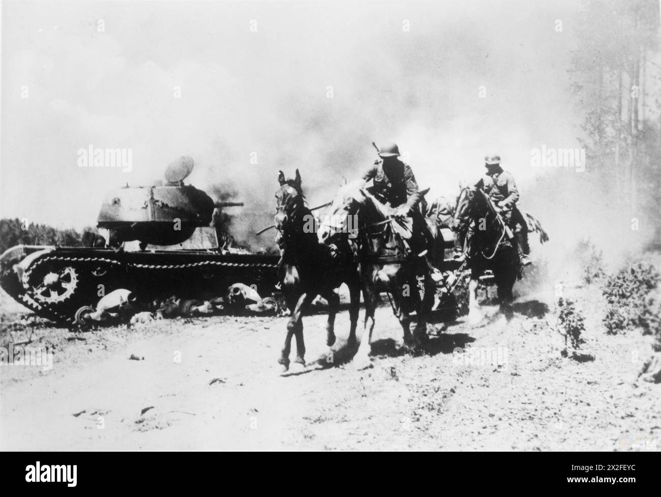 THE OPERATION BARBAROSSA, JUNE-DECEMBER 1941 - German cavalrymen ...