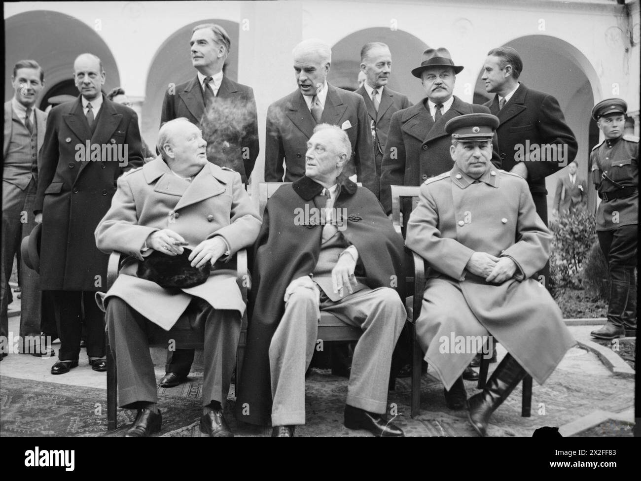 THE YALTA CONFERENCE, FEBRUARY 1945 - The 'Big Three', Winston ...