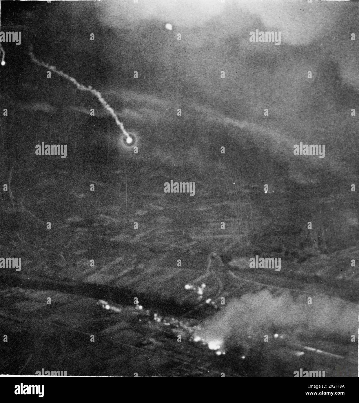 ROYAL AIR FORCE BOMBER COMMAND, 1942-1945. - Still from a film shot ...