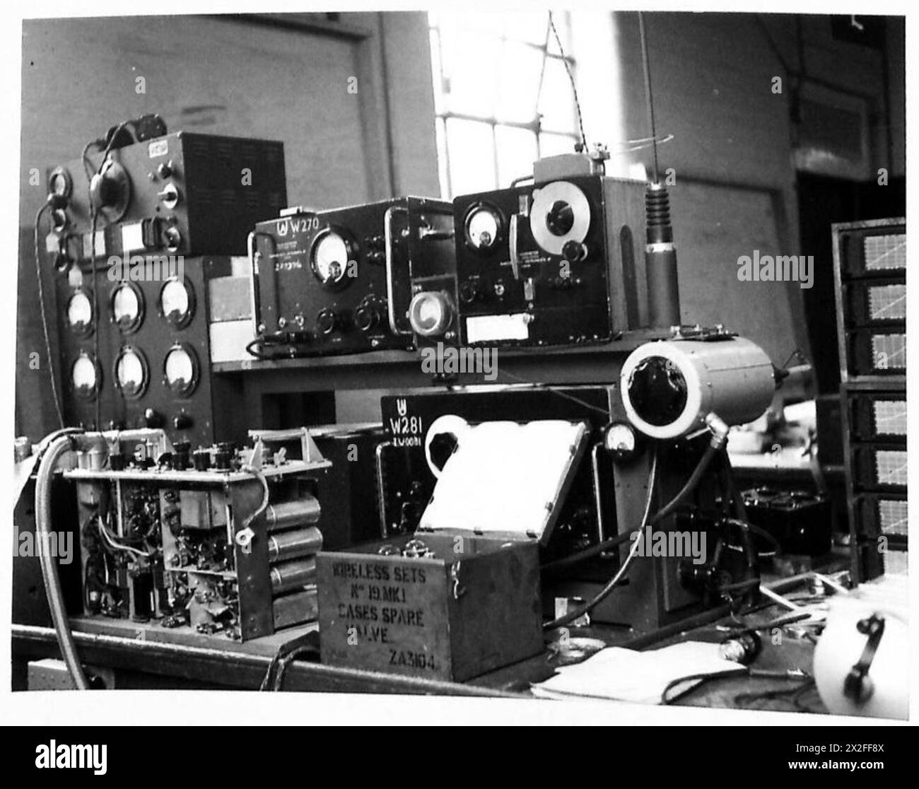 Sound equipment installation Black and White Stock Photos & Images - Alamy