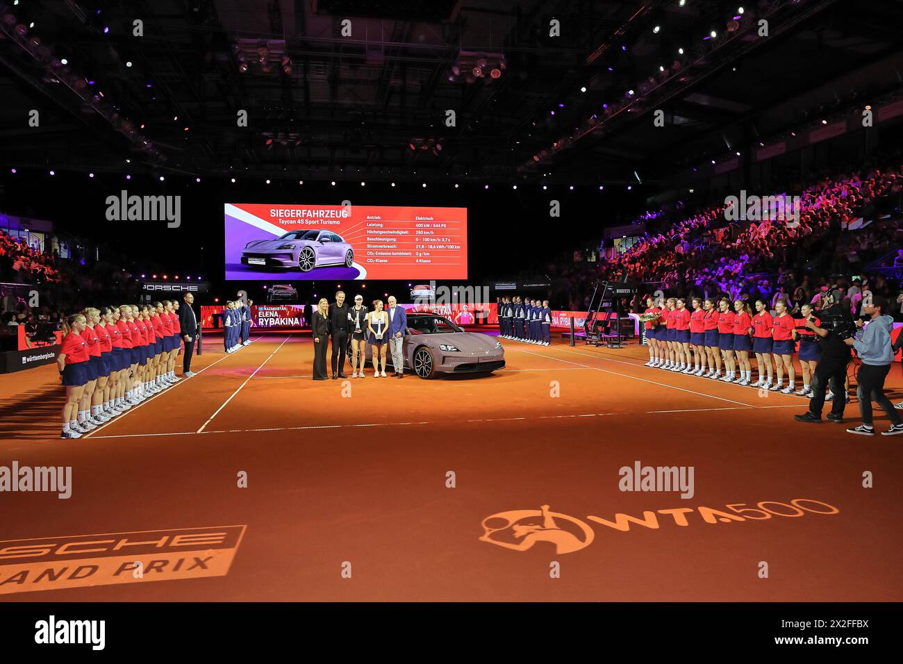 Stuttgart, Baden-Wuerttemberg, Germany. 22nd Apr, 2024. u.a. Anke Huber ...