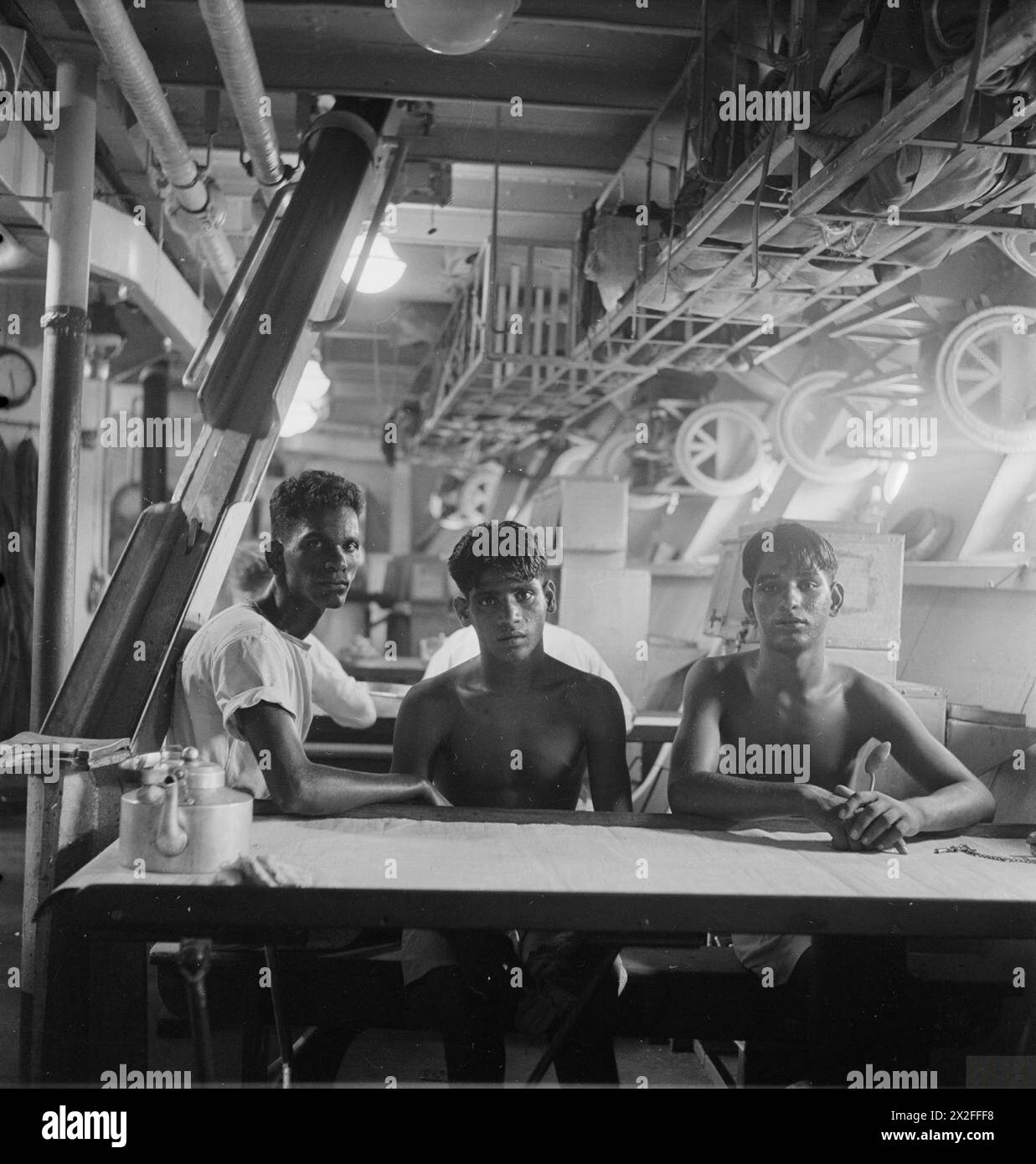 CECIL BEATON PHOTOGRAPHS: GENERAL - India 1944: Three stokers of the ...
