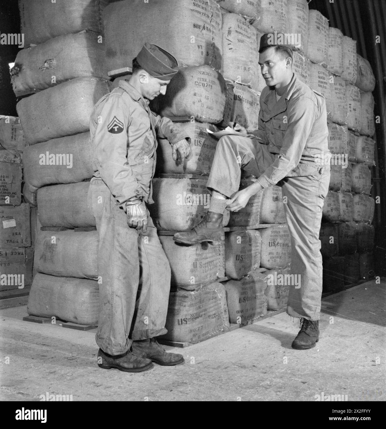 American army warehouse hi-res stock photography and images - Alamy
