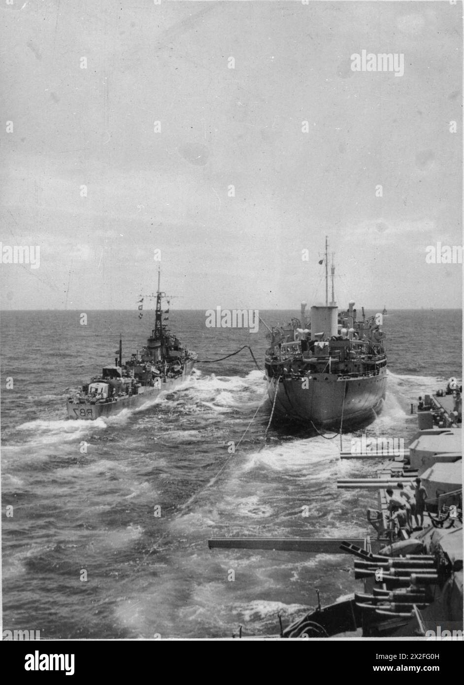 THE ROYAL NAVY DURING THE SECOND WORLD WAR - A fleet auxiliary, RFA ...