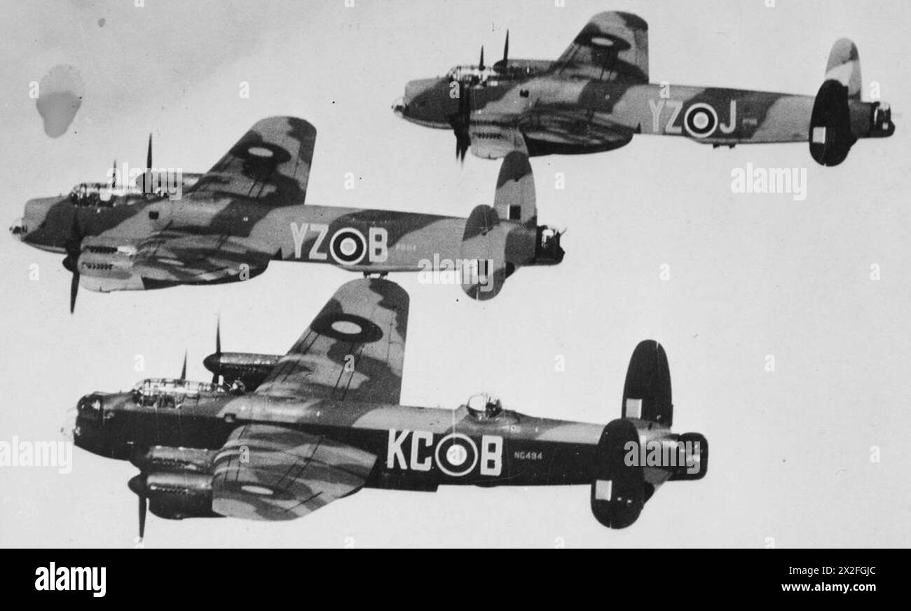 Official photograph - Two Avro Lancaster B Mark 1 (Specials), PD118 'YZ ...