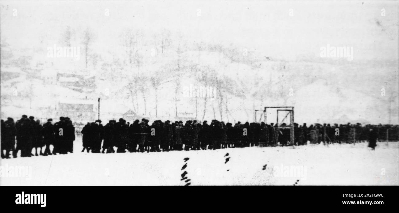 Jews are forced into the Ninth Fort at Kaunas (Kovno) on 29 October ...