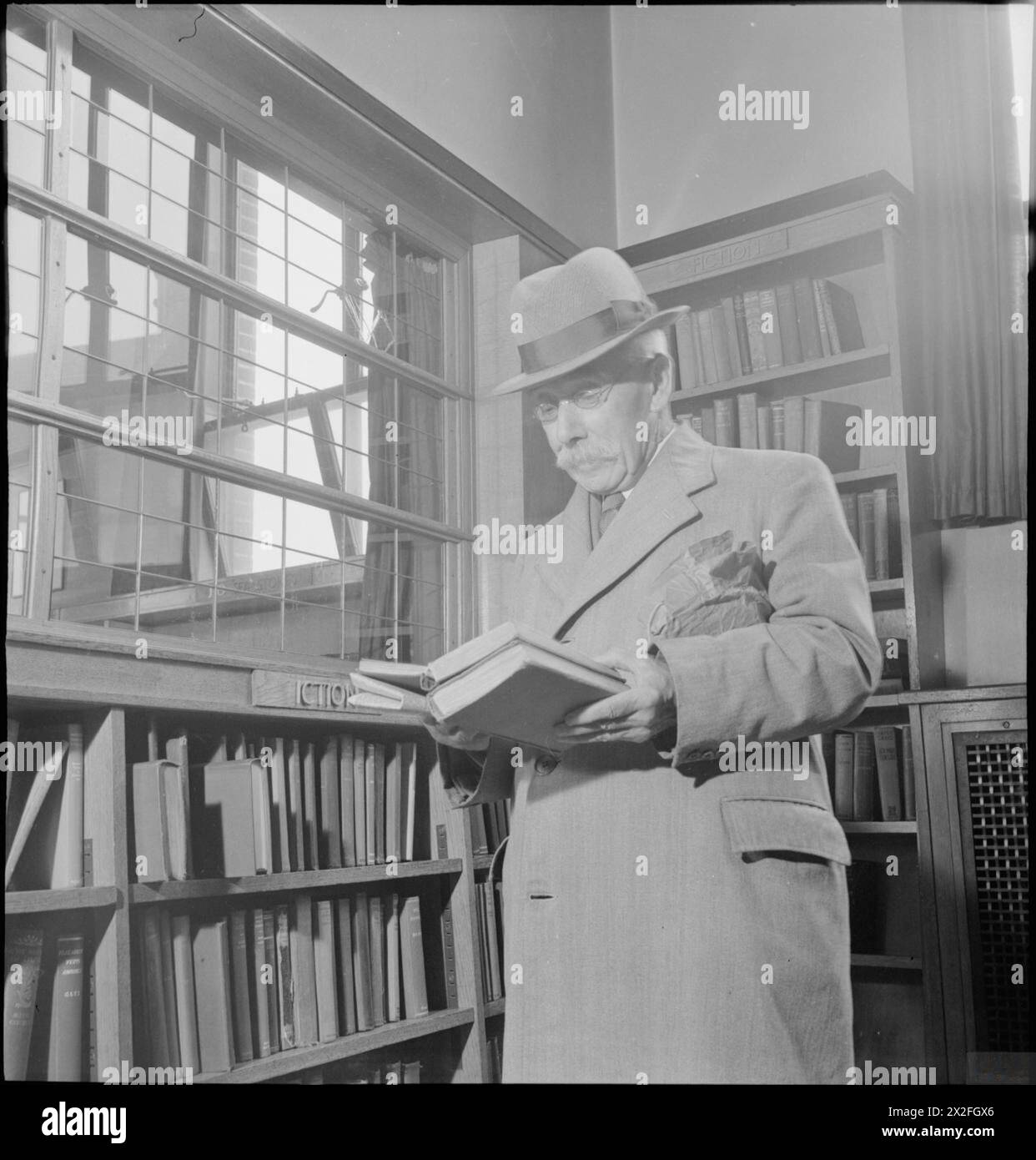 PUBLIC LIBRARY: THE WORK OF LEYTON PUBLIC LIBRARY SERVICE, CHURCH LANE, LEYTONSTONE, LONDON ...