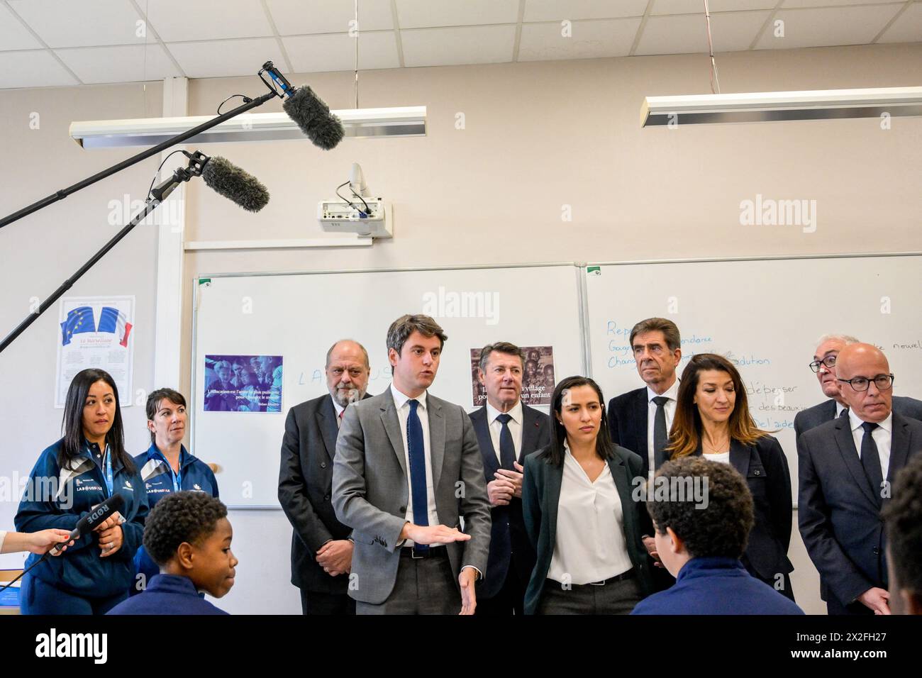 Eric Ciotti, Nice Mayor Christian Estrosi, France's Prime Minister ...