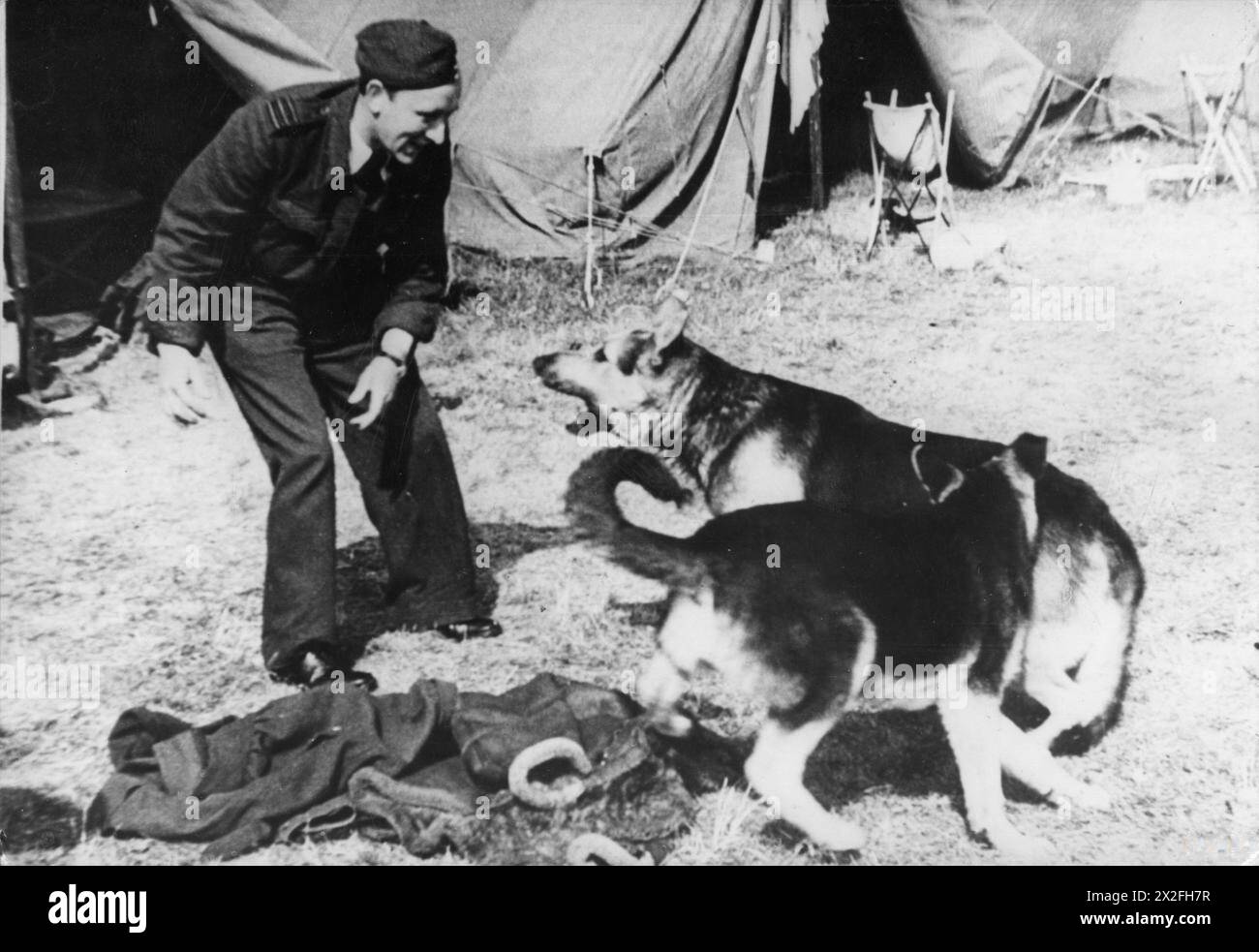Wing Commander Stanisław Skalski, commander of the 133rd Polish Fighter ...